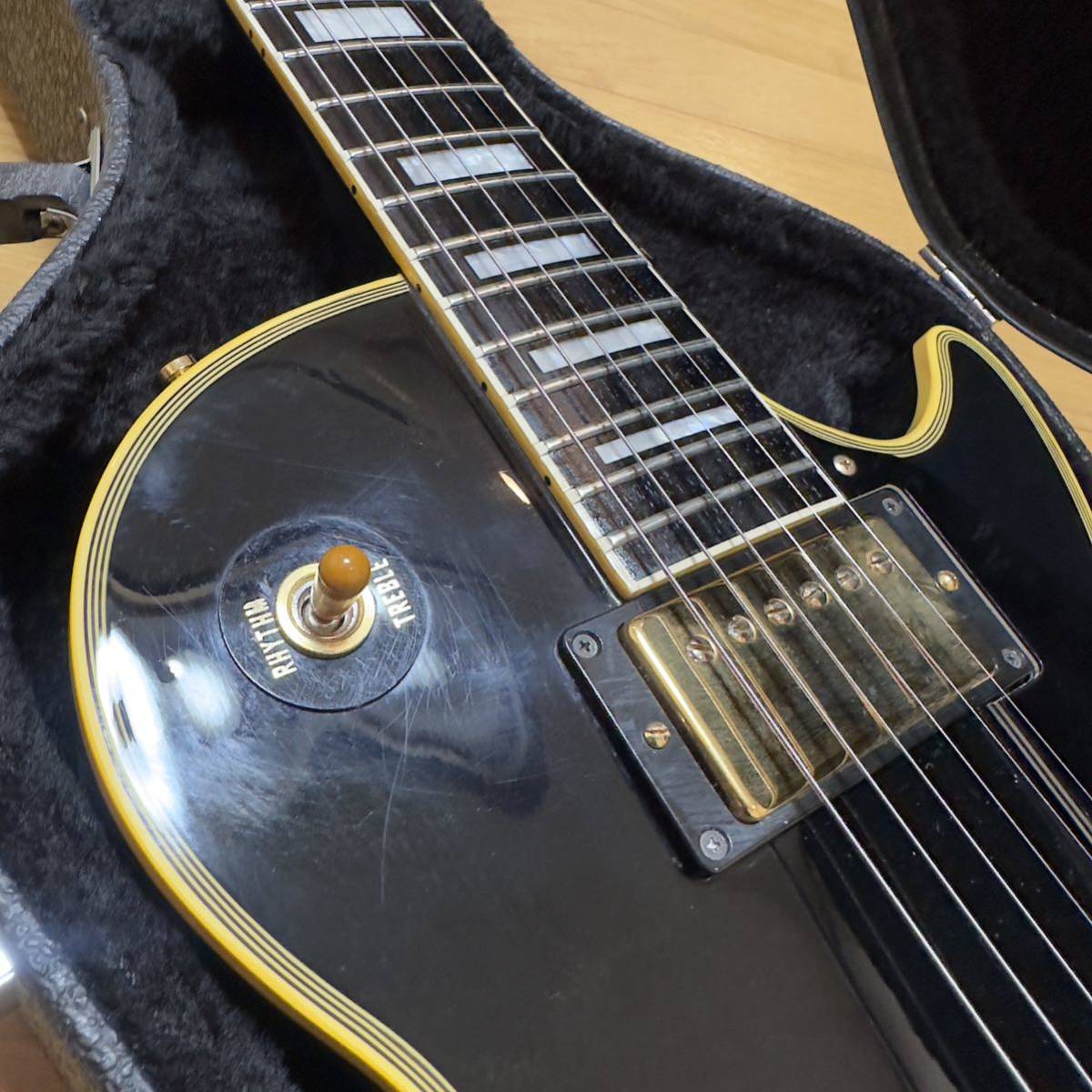 Orville by Gibson 1993 Les Paul Custom LPC-57B Black Beauty Ebony Fingerboard Long Tenon MIJ ...