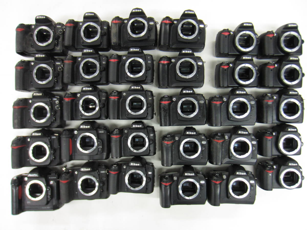 4369K ジャンク Nikonニコン D40 D40x D50 D60 D70 D80 D90 D100 D200 D300 D300s FinePixS2Pro等まとめてセット30点 動作 ...