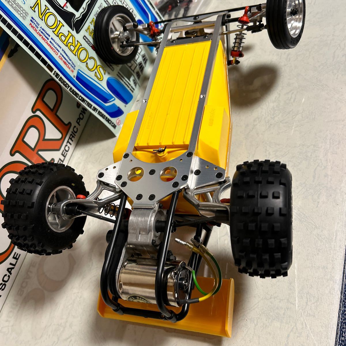 京商 スコーピオン kyosho SCORPION 復刻版メカレス30613C1/10電動ラジオコントロールレーシングバギー オフロード ...