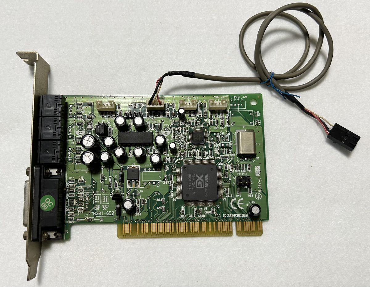 ヤマハ XG PCIサウンドカード LWHA301G50 YAMAHA YMF724E-V搭載 長期保管品(サウンドカード)｜売買された ...