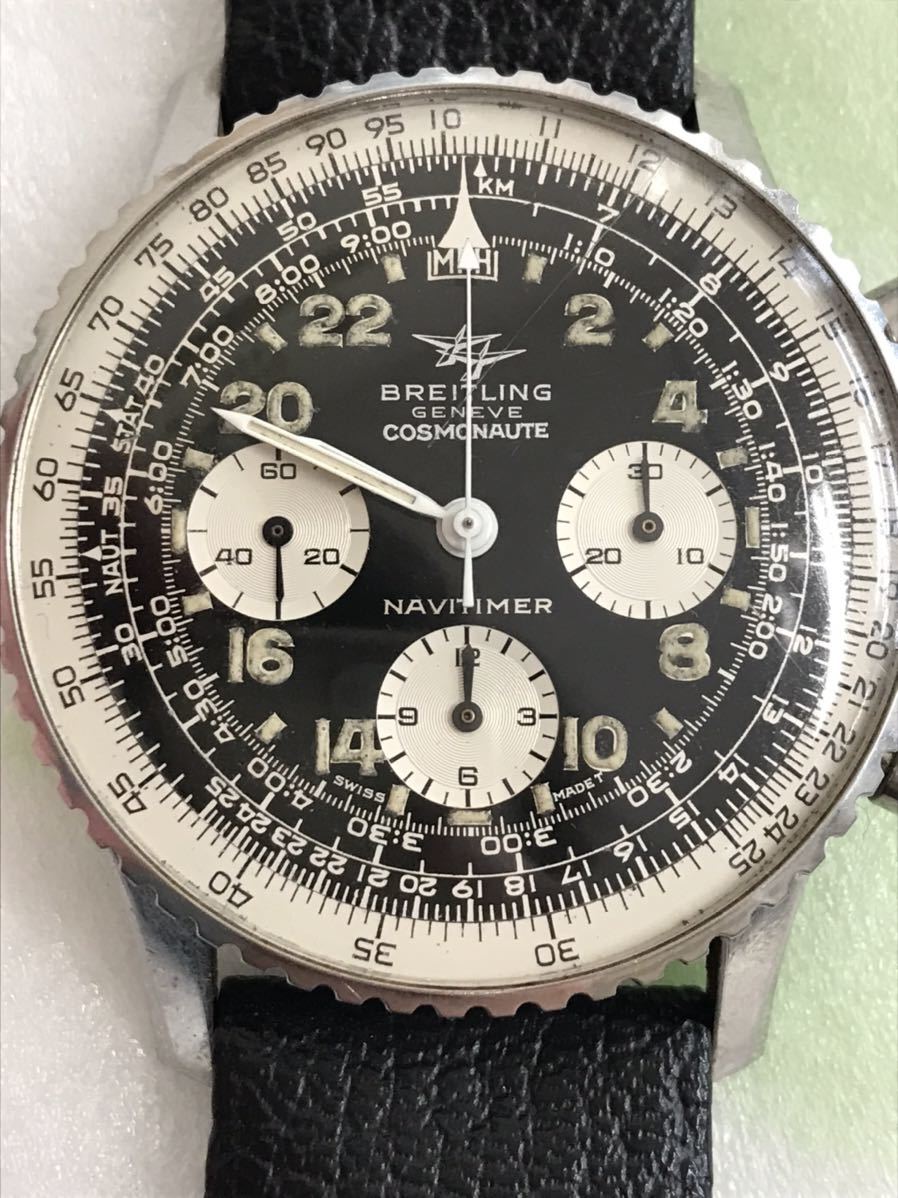 正規品 ブライトリング ナビタイマー コスモノート 809 ヴィンテージ クロノグラフ 社外ベルト 現状品(ナビタイマー)｜売買されたオークション情報、yahooの商品情報をアーカイブ公開 ...