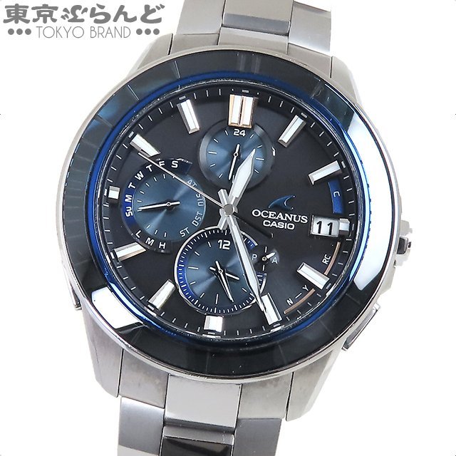 101710925 1円 カシオ CASIO オシアナス マンタ OCW-S4000D-1AJF チタン 江戸切子 箱保証書付 腕時計 メンズ ...
