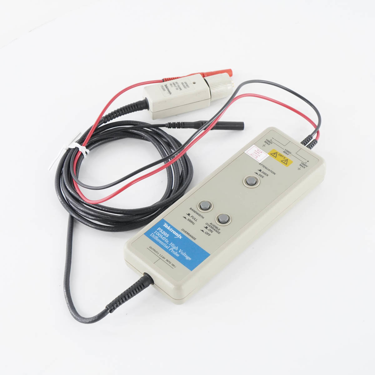 JB ジャンク P5205 Tektronix 100MHz テクトロニクス High Voltage Differential Probe ...