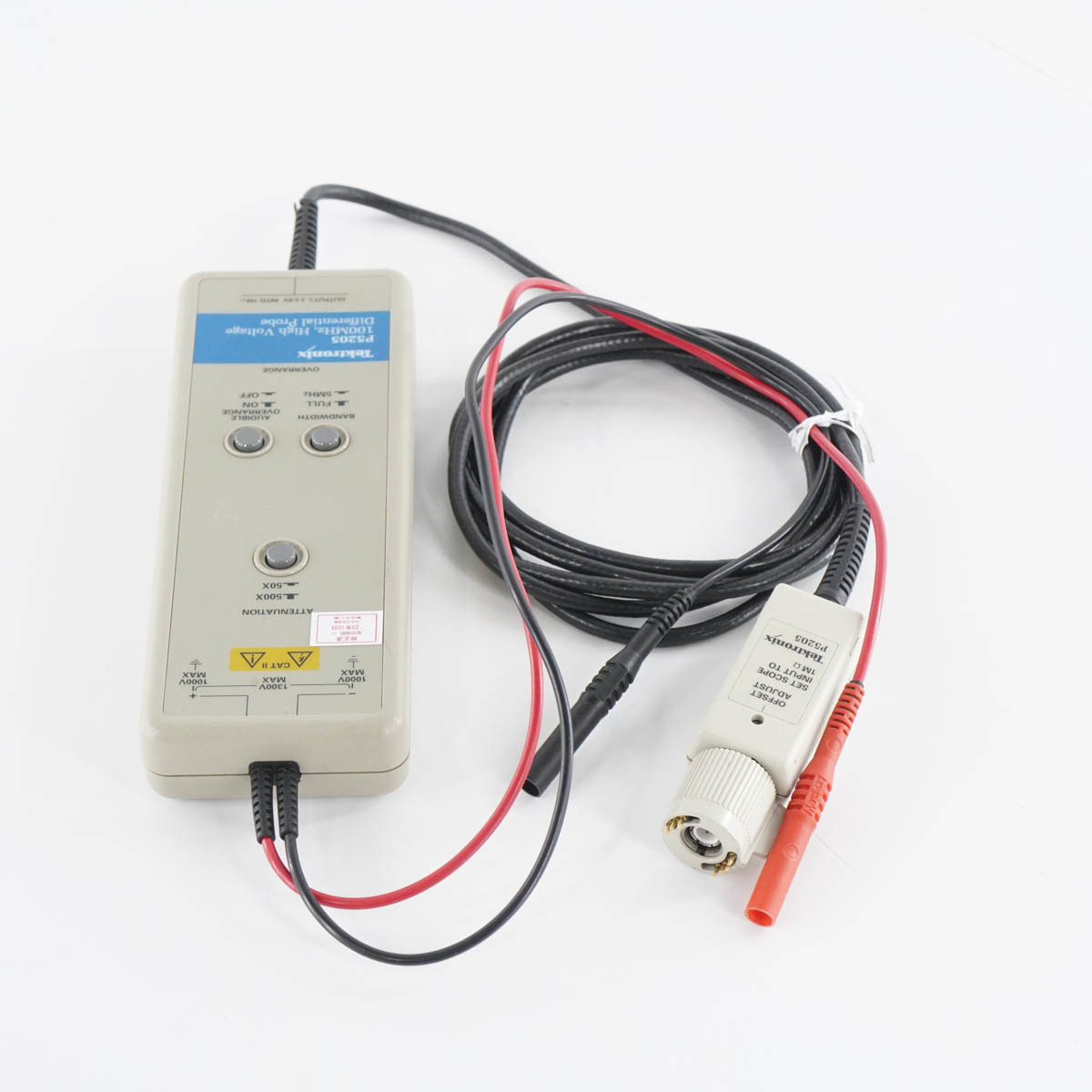 JB ジャンク P5205 Tektronix 100MHz テクトロニクス High Voltage Differential Probe ...