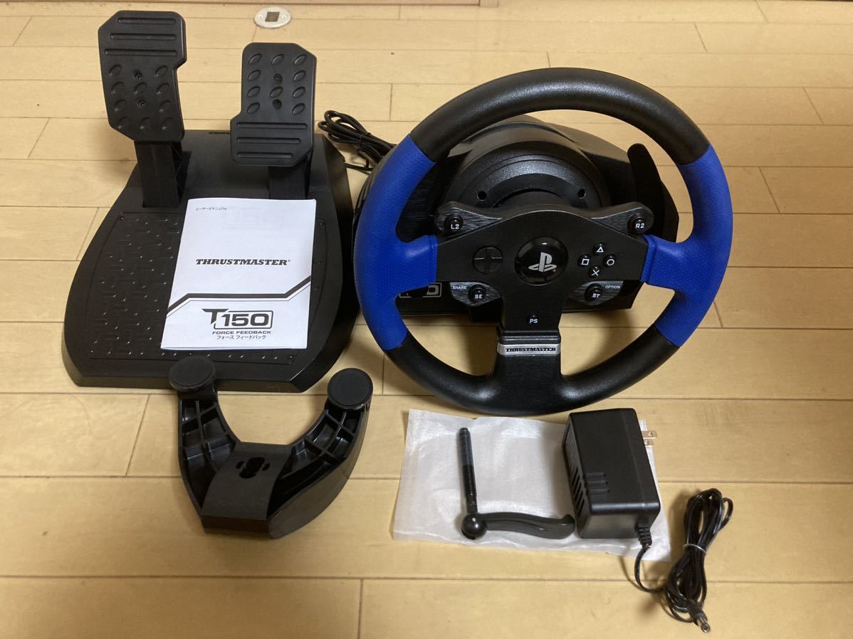 スラストマスター Thrustmaster T150 Force Feedback Racing Wheel レーシング ホイール PS3 ...