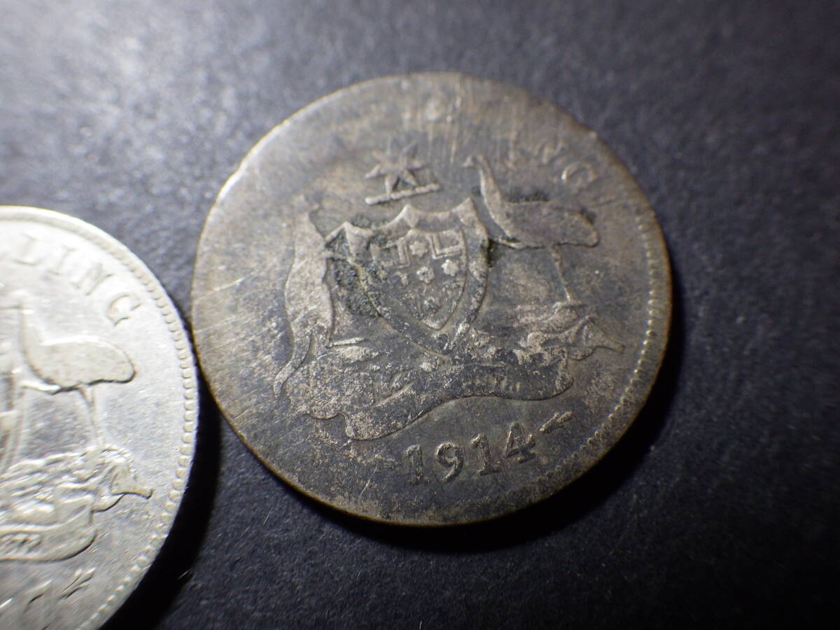 オーストラリア1シリング銀貨2種類 1914，17年 重さ約10.92g コレクター放出品(オセアニア)｜売買されたオークション情報、yahooの商品情報をアーカイブ公開 - オークファン ...