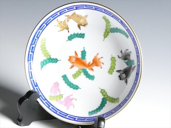 n969 HEREND ヘレンド 最高級シリーズ シノワズリ ポワッソン マンダリン オープンワーク 透かし カップ＆ソーサー(ヘレンド ...