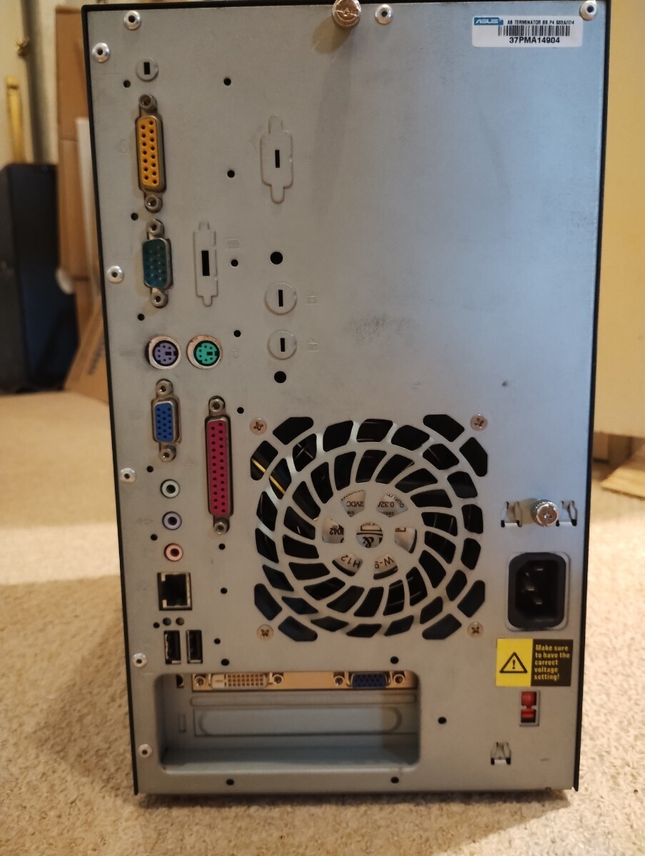 Windows XP home搭載 ASUS ベアボーン Terminator P4-533A ターミネーター533A pentium4 ...