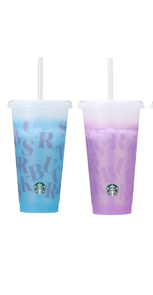 スターバックス ミステリーカラーチェンジングリユーザブルコールドカップ710ml 2点セット ブルー パープル スタバ(タンブラー、マイボトル)｜売買されたオークション情報、yahooの商品 ...