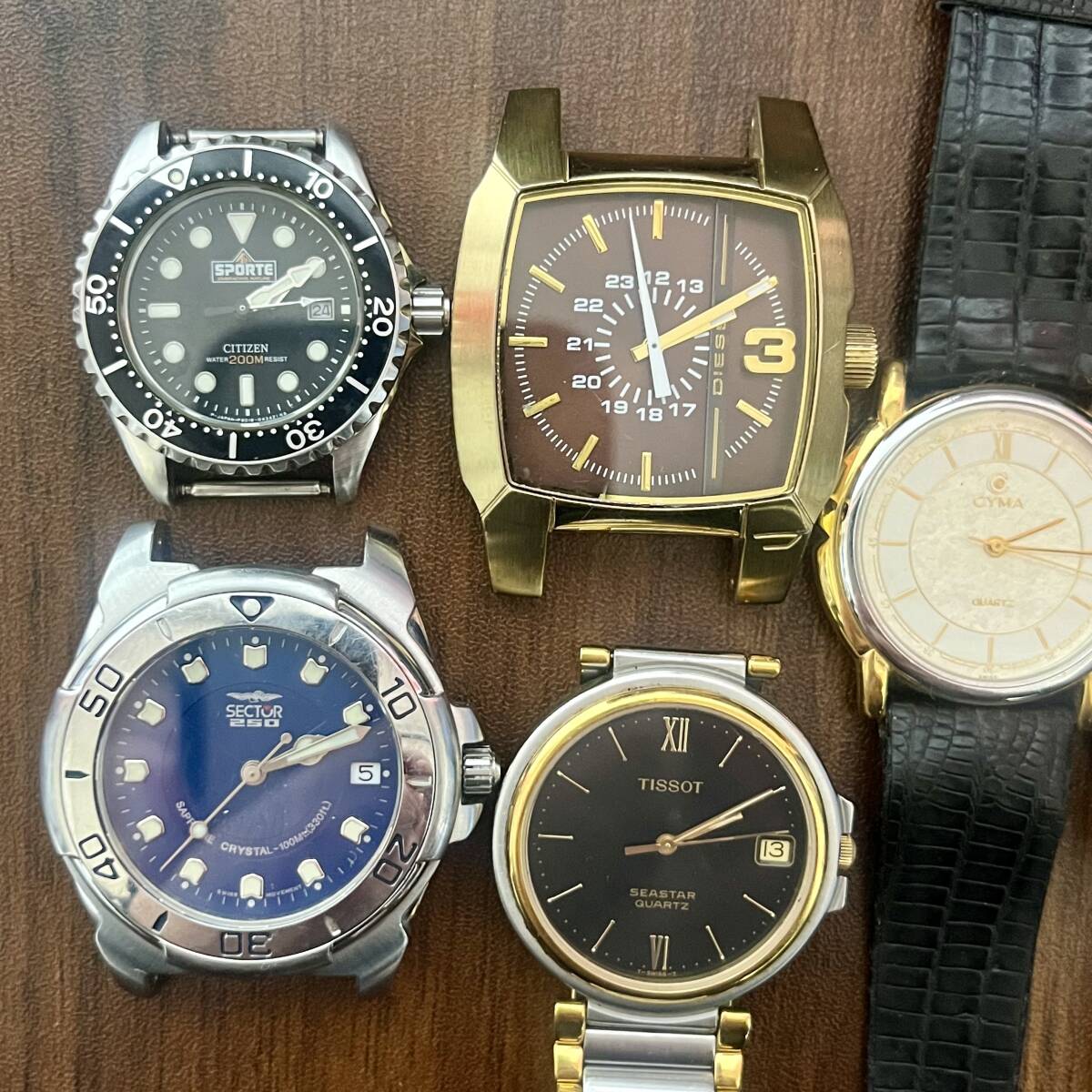 MEN'S WATCH /SECTER CITIZEN DIESEL TISSOT TIMEX CYMA ZIPPO MARLBORO ...