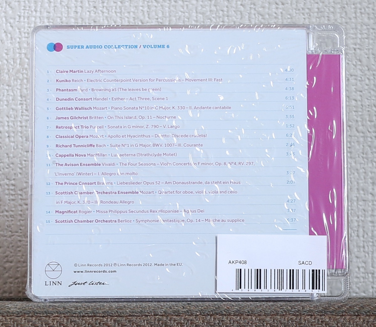 高音質CD/SACD/Linn Records/Super Audio Collection Volume 6/リン/スティーヴ ライヒ ...