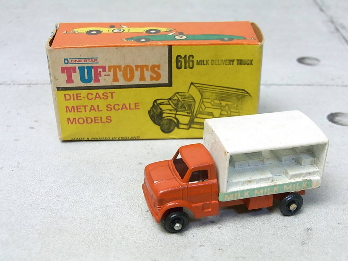 TUF-TOTS LONE STAR // MILK DELIVERY TRUCK 616 ミニカー ヴィンテージ コレクション品(建設車両 ...