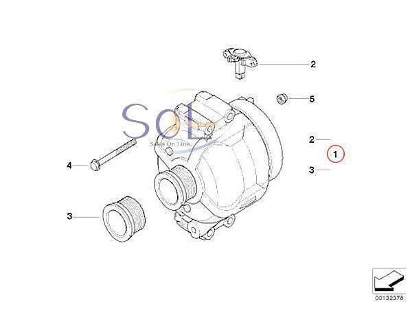 BMW E82 E88 E87 E46 E90 E91 E92 E84 X1 オルタネーター HELLA 116i 118i 120i 318i 320i 18i 12317533270 コア ...