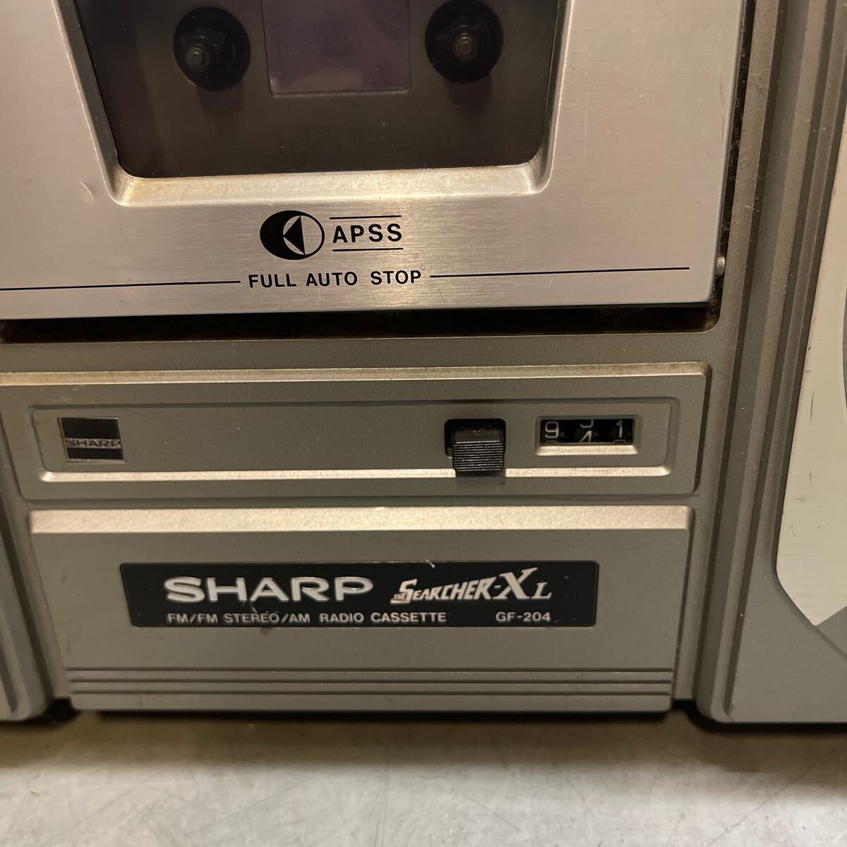 SHARP／シャープ GF-204 ラジカセ 昭和レトロ 通電ジャンク(ラジカセ)｜売買されたオークション情報、yahooの商品情報をアーカイブ公開 - オークファン（aucfan.com）