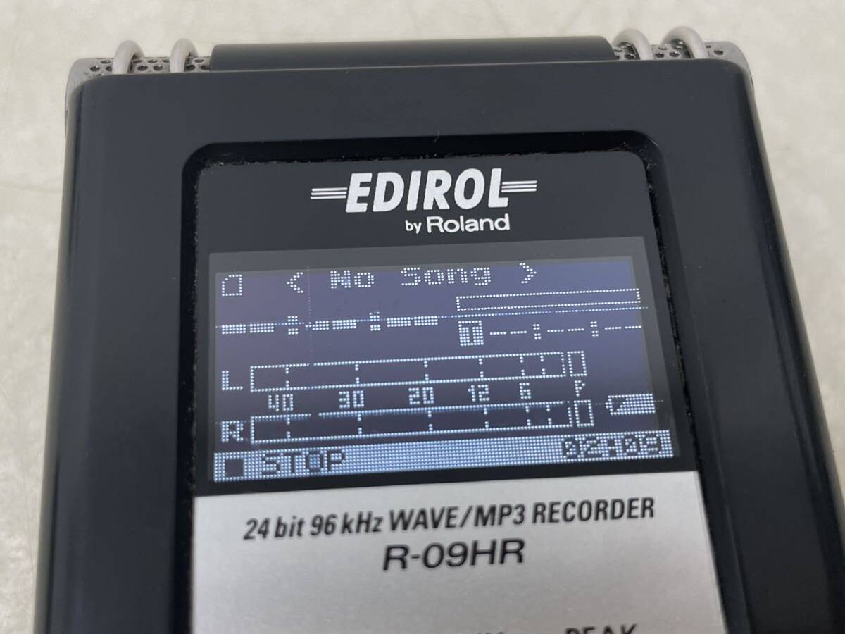 EDIROL by Roland ポータブルICレコーダー R-09HR エディロール ローランド 24bit 96kHz WAVE/MP3 ...