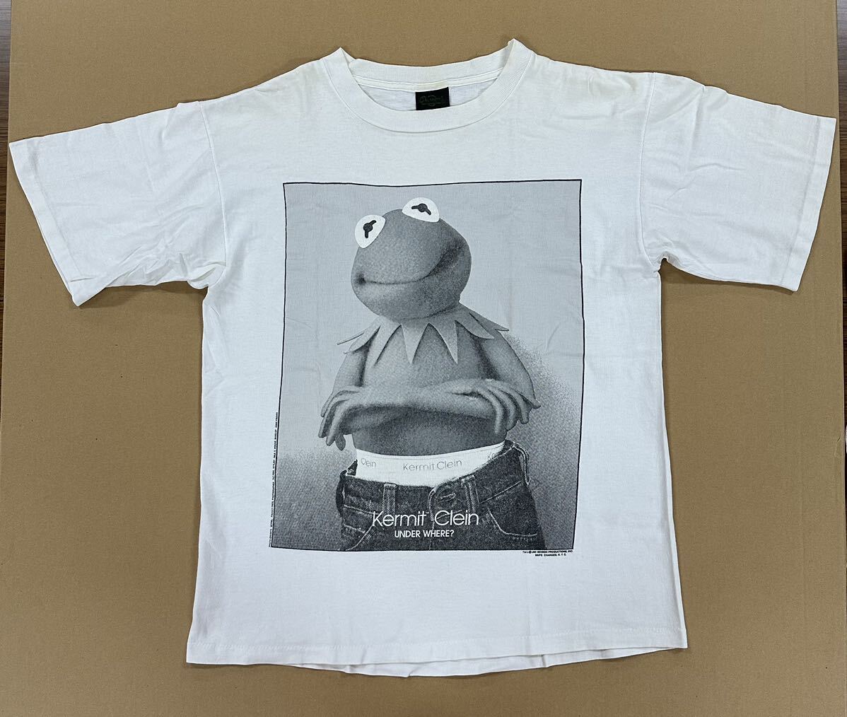 90s Kermit Clein Tシャツ L カーミットクライン MADE IN USA フォトT 写真 vintage ビンテージ ...