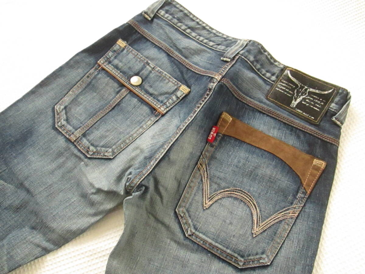 EDWIN エドウィン BTB512 W34/ウエスト約90cm ウエスタン ブッシュ ストレート デニム パンツ ジーンズ 日本製(W34)｜売買されたオークション情報、yahooの商品情報 ...