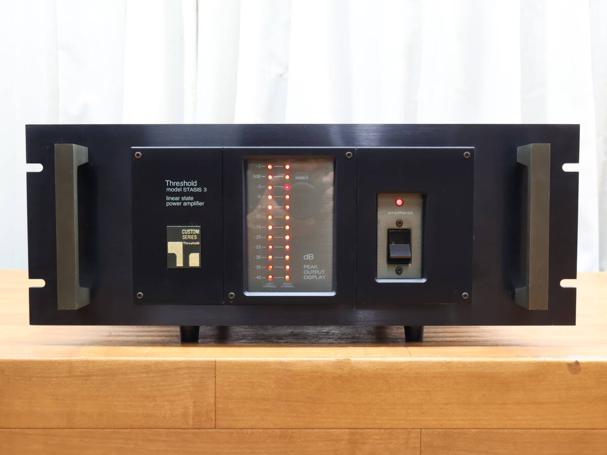 Threshold - Model Stasis 3 パワーアンプ D-979(その他)｜売買されたオークション情報、yahooの商品情報をアーカイブ公開 - オークファン（aucfan.com）
