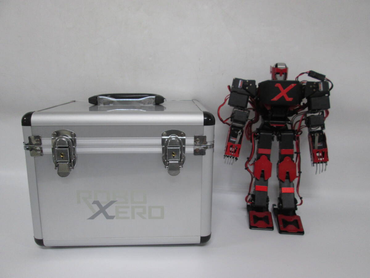 0705n S11447 デアゴスティーニ 週刊 ロボゼロ ROBO XERO 二足歩行ロボット 全高31cm 本体/ケースのみ 現状 ...