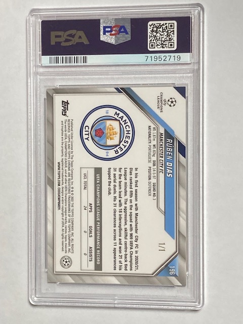 2021-22 Topps Chrome UEFA Champions League Soccer SuperFractor Ruben ...