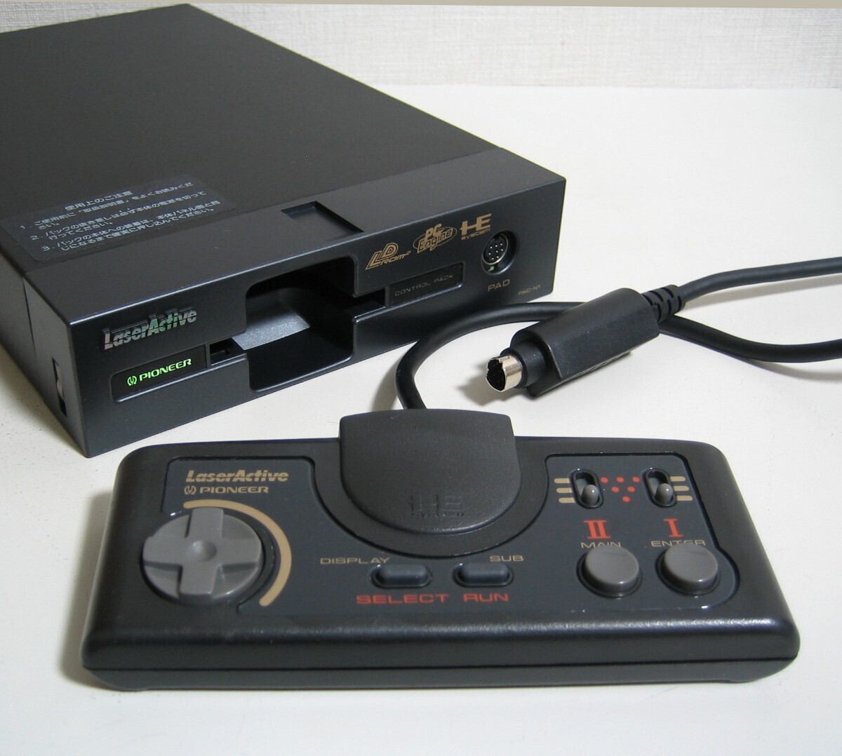 PCエンジン PAC-N1 + PAD レーザーアクティブ コントロールパック PIONEER LaserActive(本体、アクセサリー ...