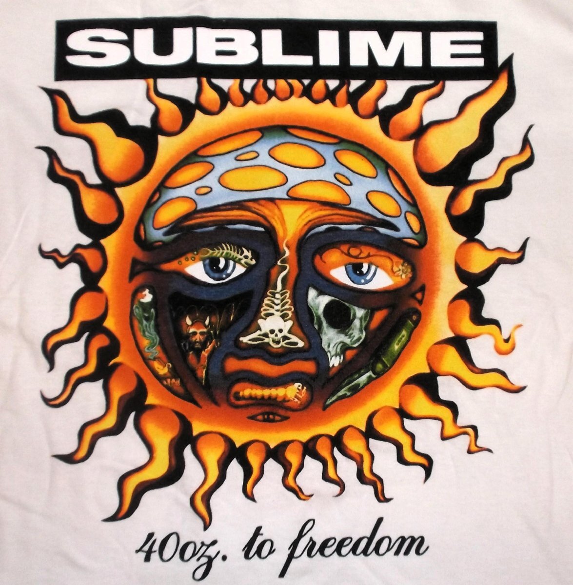 サブライム Tシャツ SUBLIME 白 - L 正規品 USA 40OZ TO FREEDOM red hot chili peppers ...