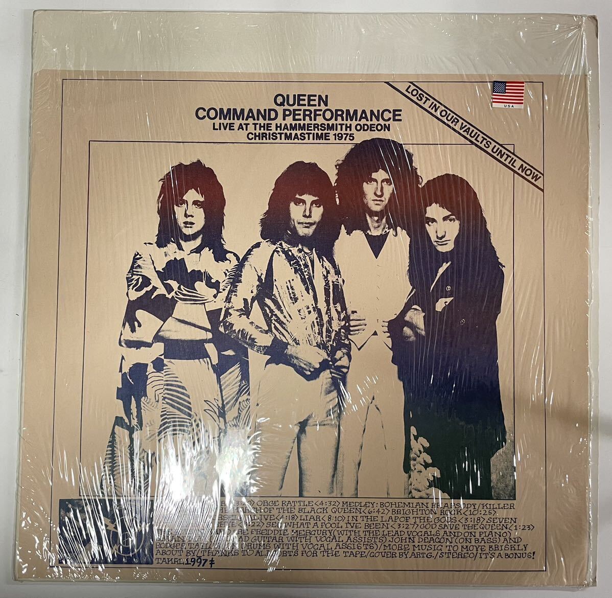 QUEEN / COMMAND PERFOMANCE LIVE AT THE HAMMERSMITH ODEON CHRISTMASTIME 1975 / ブート LP(Queen)｜売買され ...