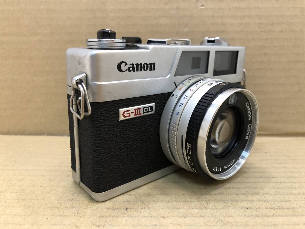 H713107 CANON キヤノン Canonet QL17 G-III G3 40mm f1.7(キヤノン)｜売買されたオークション情報 ...