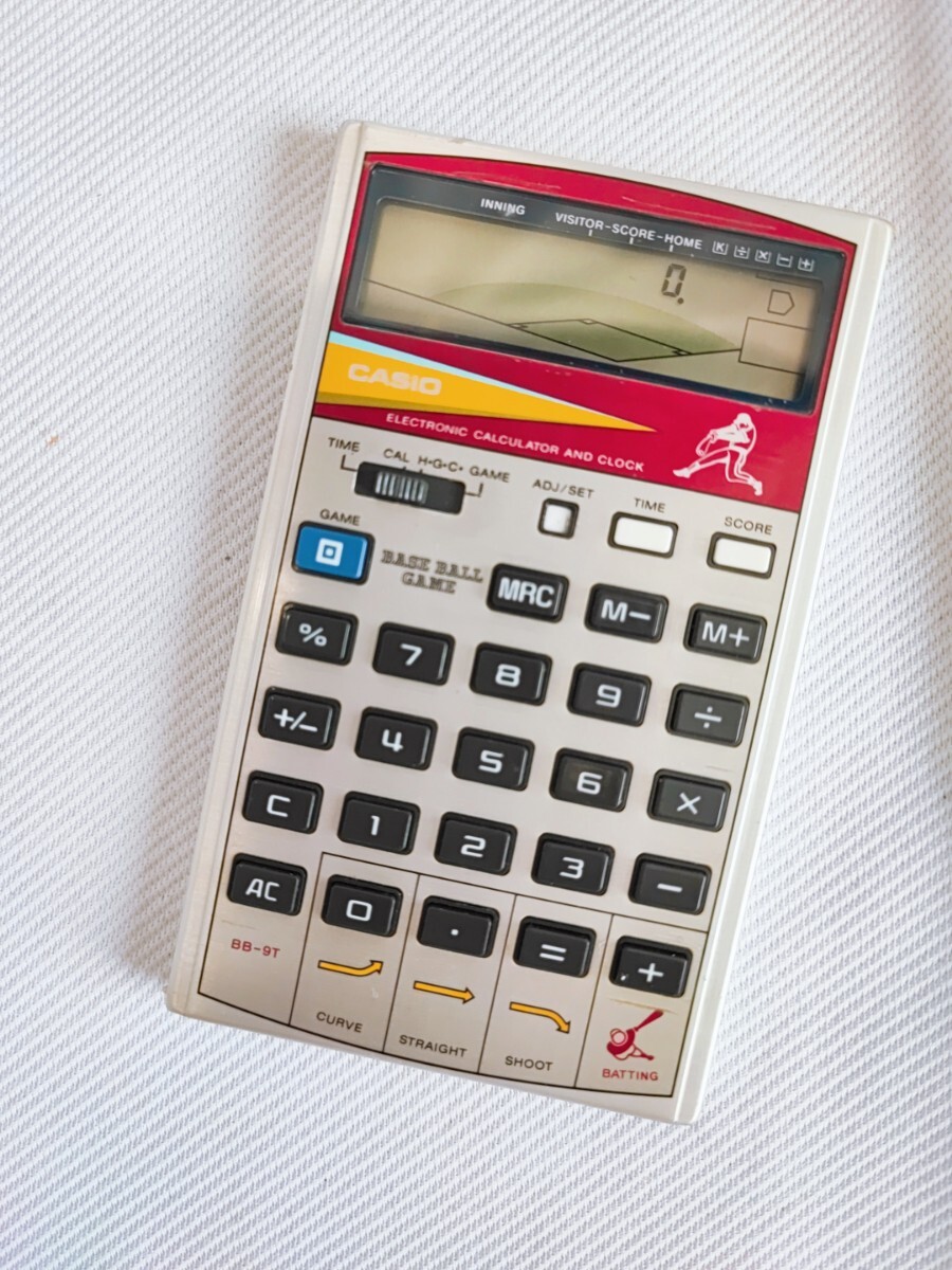 CASIO BB-9T 電卓 ゲーム電卓 ベースボールゲーム レトロ 計算機 カシオ 当時物 コレクション 昭和レトロ アンティーク ヴィンテージ 8(その他)｜売買されたオークション情報 ...