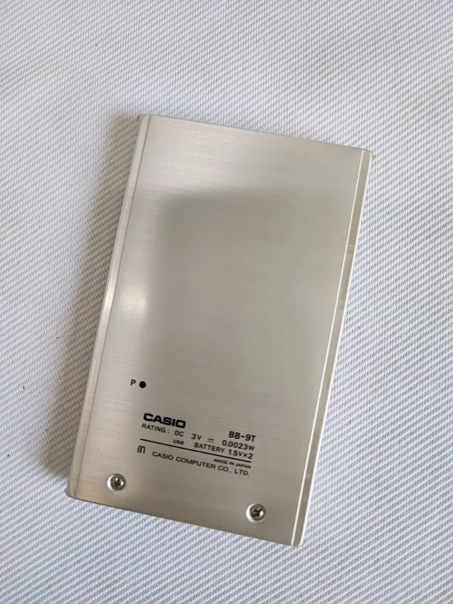 CASIO BB-9T 電卓 ゲーム電卓 ベースボールゲーム レトロ 計算機 カシオ 当時物 コレクション 昭和レトロ アンティーク ヴィンテージ 8(その他)｜売買されたオークション情報 ...