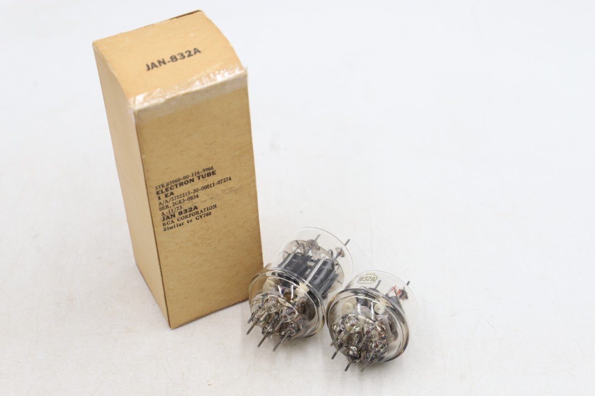 832A 真空管の値段と価格推移は？｜7件の売買データから832A 真空管の価値がわかる。販売や買取価格の参考にも。