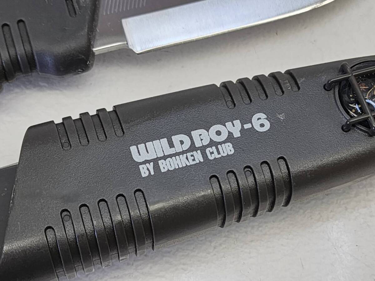281 WILD BOY-6 BY BOHKEN CLUB ナイフ アウトドア HUNTING OUTING HIGH-C-STAINLESS ...
