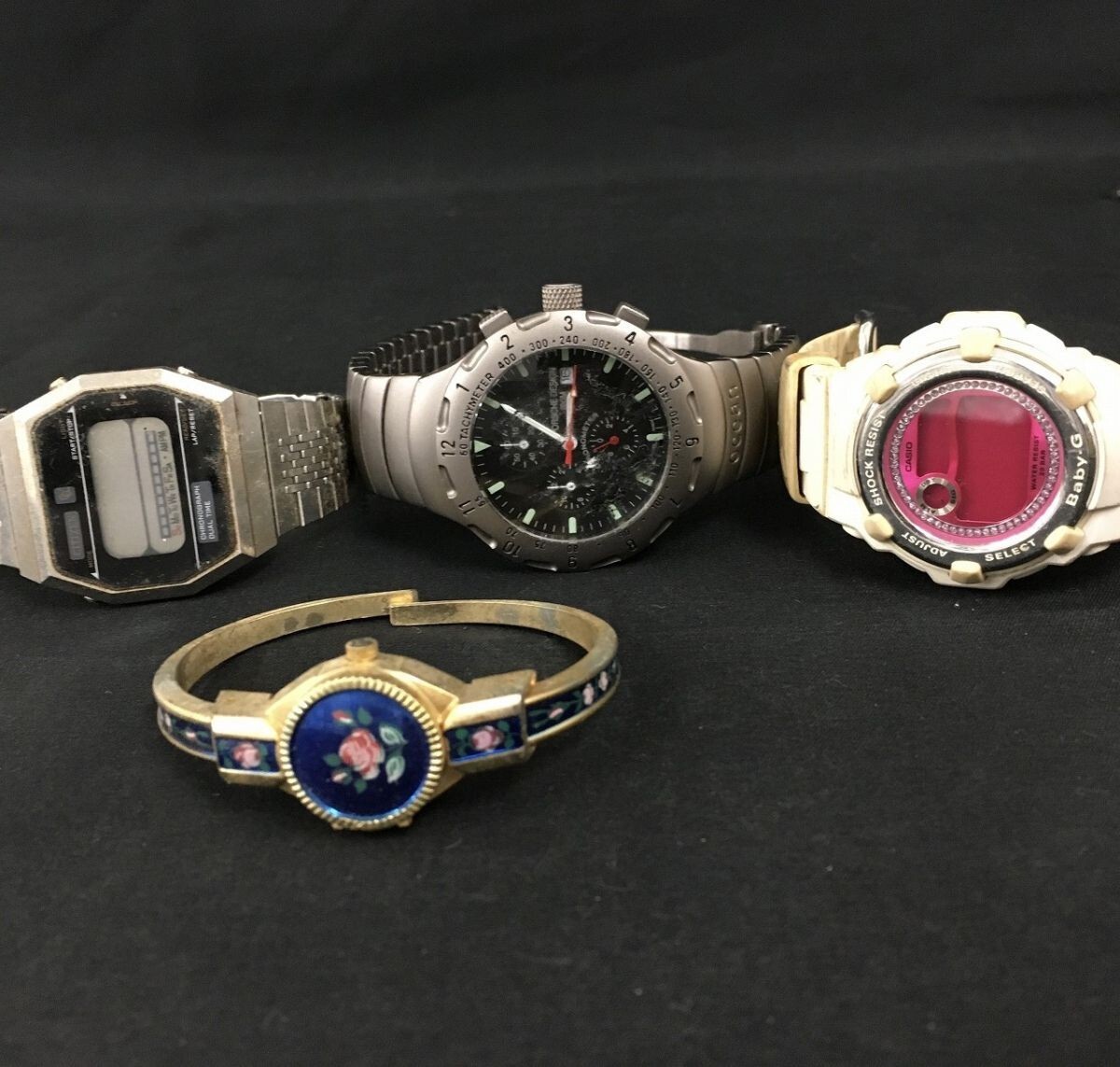 J304-000-0000 腕時計まとめ 20点セット CASIO TISSOT EMPORIO ARMANI NICOLA VALENTINO ALFREDO VERSACE MUSK ...