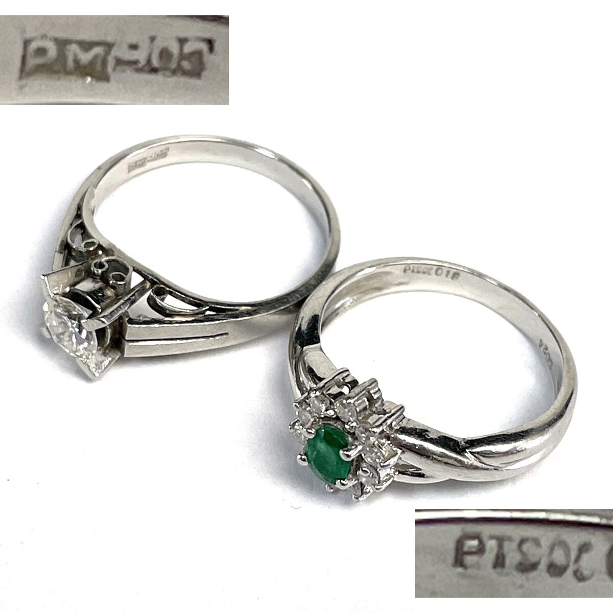 プラチナ PM900 PT900 合計8.5g 指輪 リング 2つまとめ売り(プラチナ)｜売買されたオークション情報、yahooの商品情報を ...