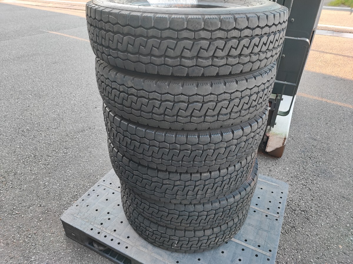 BRIDGESTONE 205/85R16 117/115L LT M812 溝あり ミックスタイヤ 6本セット LT060912-00011 ...