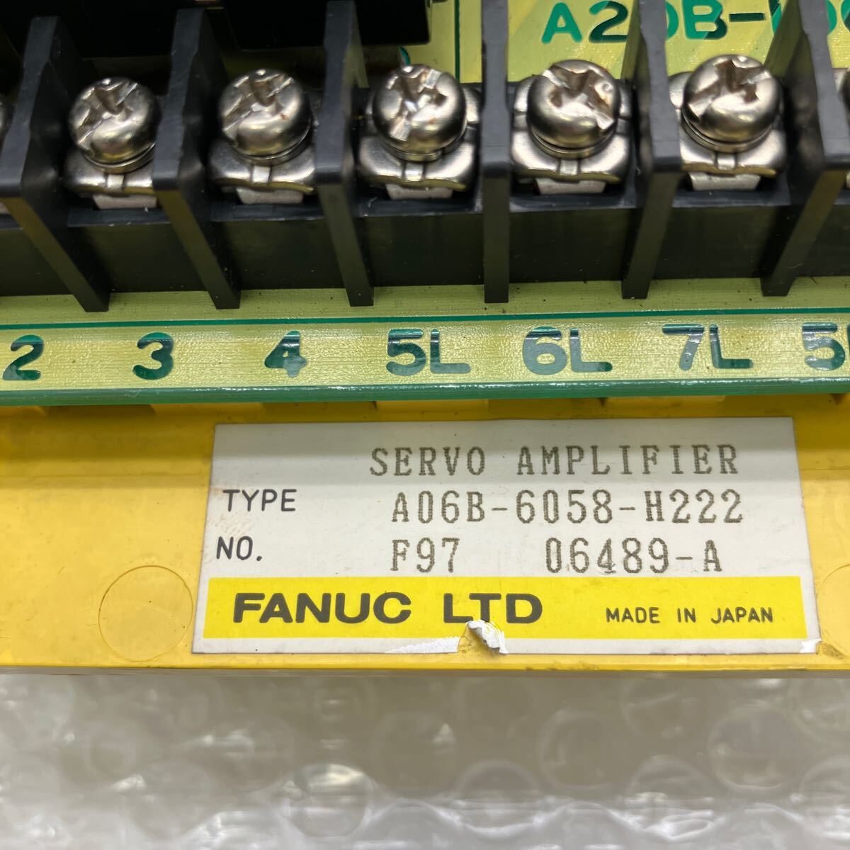 I 品 ファナック FANUC サーボアンプ A06B-6058-H222/A16B-1200-0800/A20B-1003-027 部品取り 動作未確認 Y-313(電材、配電用品)｜売買さ ...