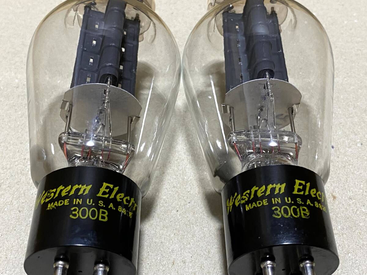 WE300B 1988年製 2本 NOS Western Electric ウェスタン エレクトリック W.E300B 8826 Y(真空管 ...