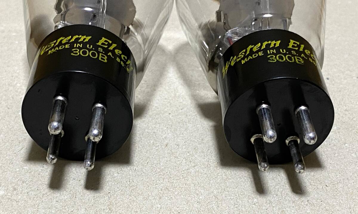 WE300B 1988年製 2本 NOS Western Electric ウェスタン エレクトリック W.E300B 8826 Y(真空管 ...