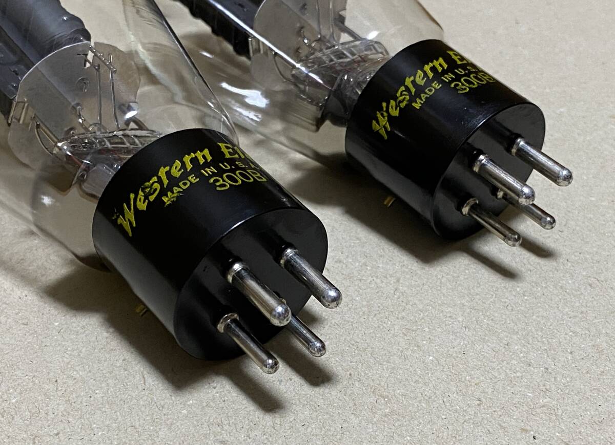 WE300B 1988年製 2本 NOS Western Electric ウェスタン エレクトリック W.E300B 8826 Y(真空管 ...