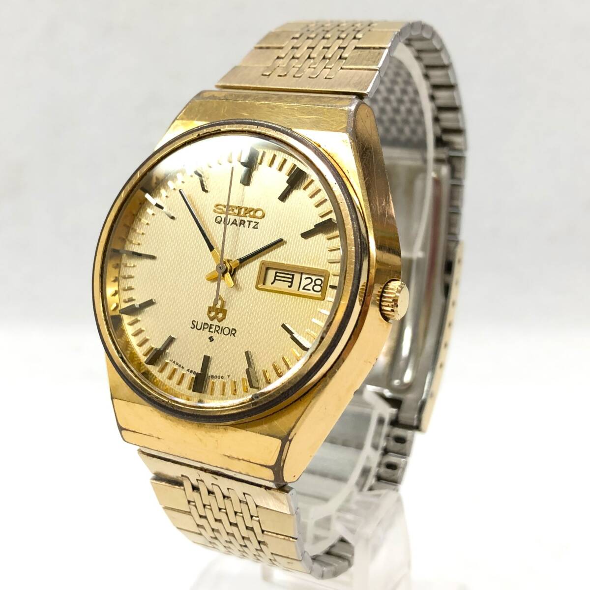 SEIKO / QUARTZ / SUPERIOR / 4883-8100 / セイコー / クオーツ / スーペリア / デイデイト ...