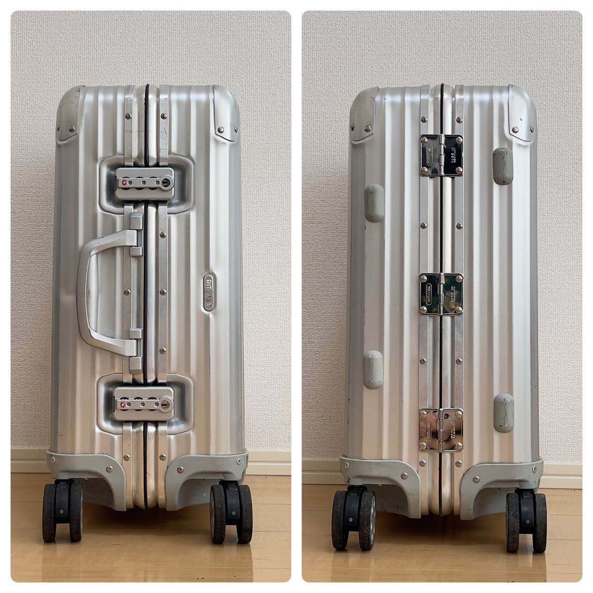 RIMOWA リモワ トパーズ ルフトハンザ 45L スーツケース キャリーバッグ TSAロック サイズ 4輪 マルチホイール ジュラルミン 激レア(リモワ)｜売買されたオークション情報 ...