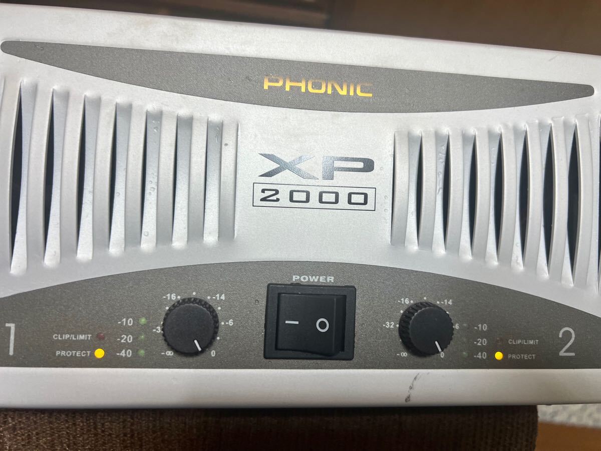 PHONIC フォニック XP2000(パワーアンプ)｜売買されたオークション情報、yahooの商品情報をアーカイブ公開 - オークファン ...