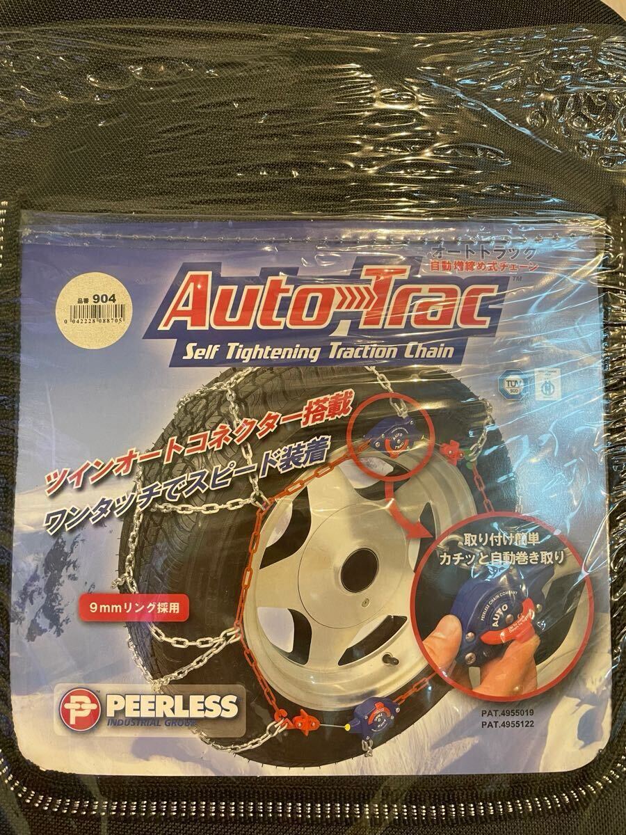 品 PEERLESS Auto Trac 金属 タイヤチェーン AT904 オートトラック 乗用車向け 165/65R15 175/65R14 ...