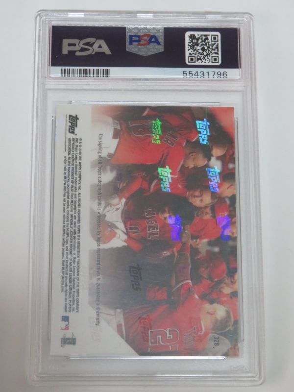PSA10 大谷 翔平 直筆サインカード /49 TOPPS NOW 32B 2018.4.3 MLB1号 初ホームラン FIRST CAREER HR Autograph Ohtani ...