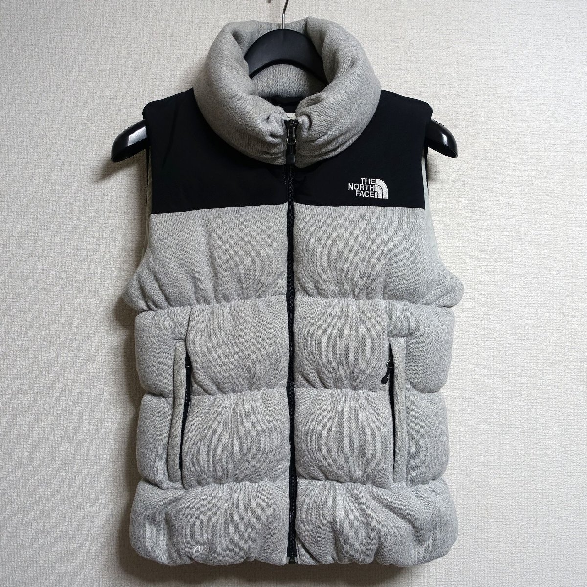 THE NORTH FACE ノースフェイス ニット ダウン ベスト 700FP レディース Lサイズ 正規品 グレー Z3629(女性用)｜売買されたオークション情報、yahooの商品情報を ...