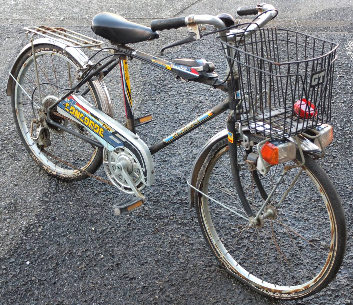 発送不可 FUJI FF CONCORDE 6段変速 フジFFコンコルド レストアベース 部品取り 20インチ 富士 フジ自転車 1980年代 ...