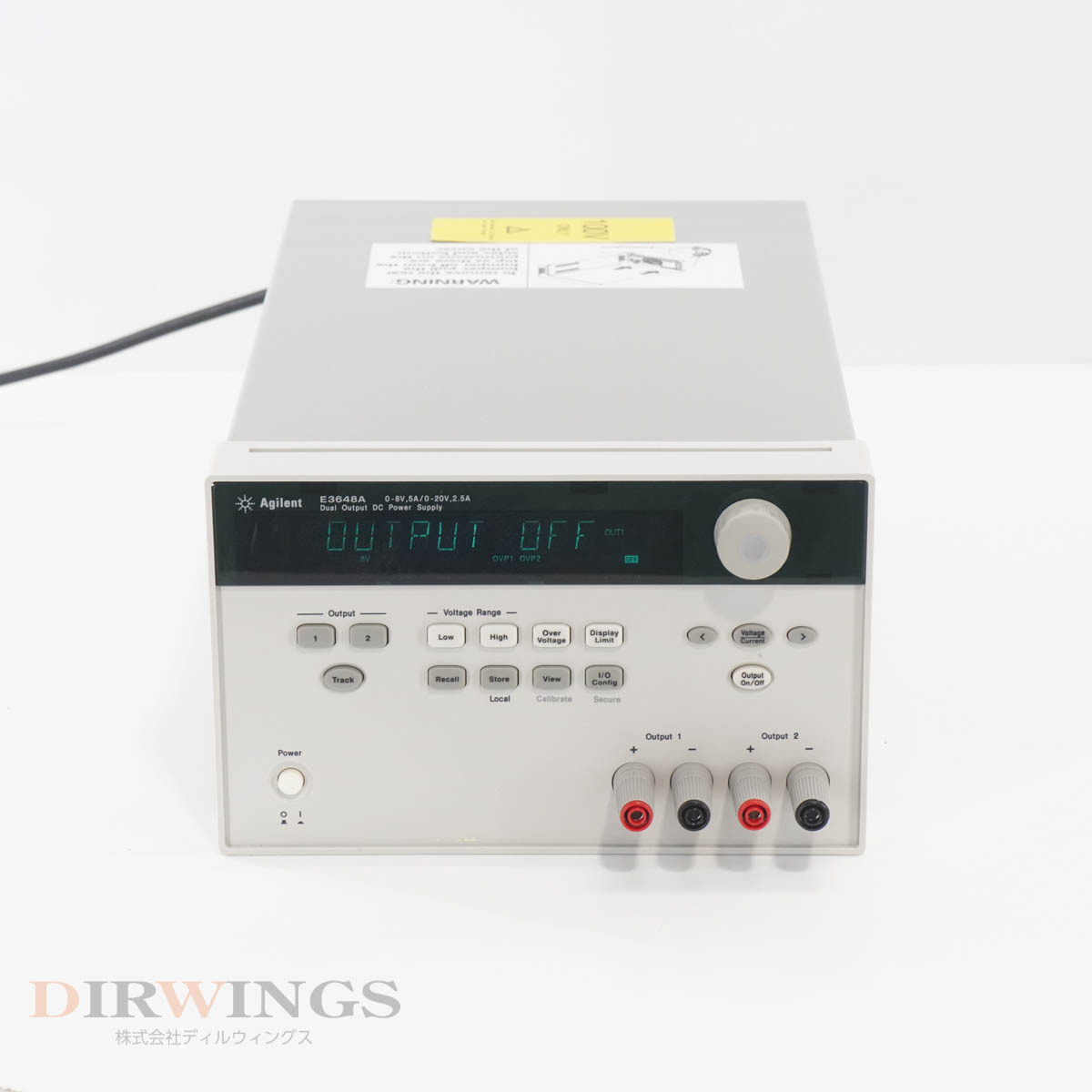 DW 8日保証 2台入荷 E3648A Agilent OPT 0E9 0-8V 5A/0-20V 2.5A アジレント hp ...