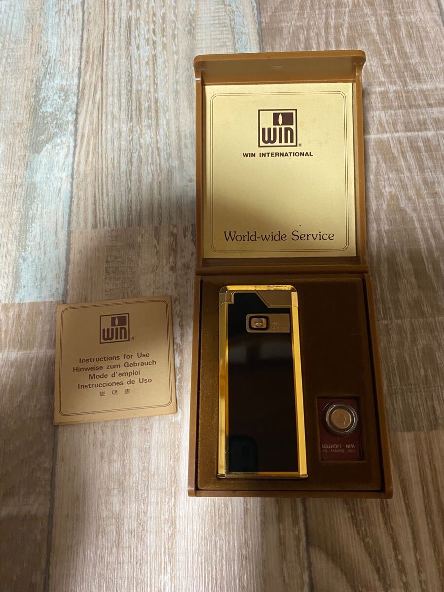 WIN 7100 ゴールド センサーライター 未チェックジャンク(ガスライター)｜売買されたオークション情報、yahooの商品情報をアーカイブ公開 - オークファン（aucfan.com）