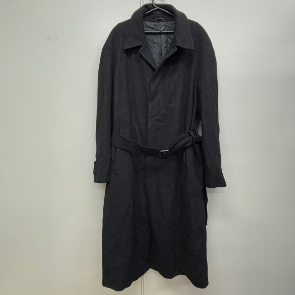 R202-C8-1232 GIORGIO ARMANI ジョルジオ アルマーニ ロングコート サイズ52 ブラック BORUGO 21 メンズ ...