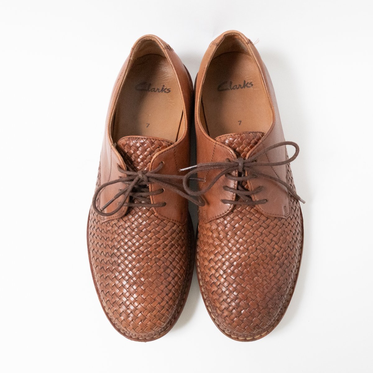 1円スタート Clarks クラークス 15775-203575307 GRIMSBY CRAFT オックスフォード シューズ Woven ...